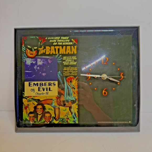 Wall Decor | Vintage The Batman Embers Of Evil Wall Clock 1x12 With ...
